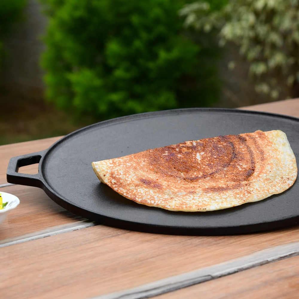 Swastha Cookware Cast Iron 12.5" Dosa tawa – Indymandi